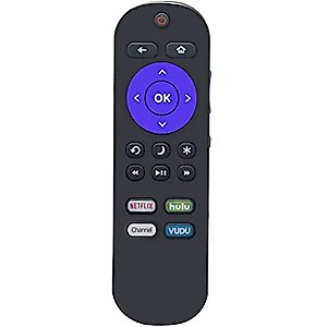 Remote Compatible with All Hisense Roku TV, Universal for Hisense Smart Built-in Roku TV Remote Control with Netflix, Hulu, and VUDU