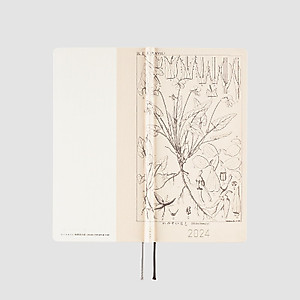 Hobonichi Techo Weeks [English/Tall and Slim Size/January 2024 Start] Tomitaro Makino: Shihai Sumire