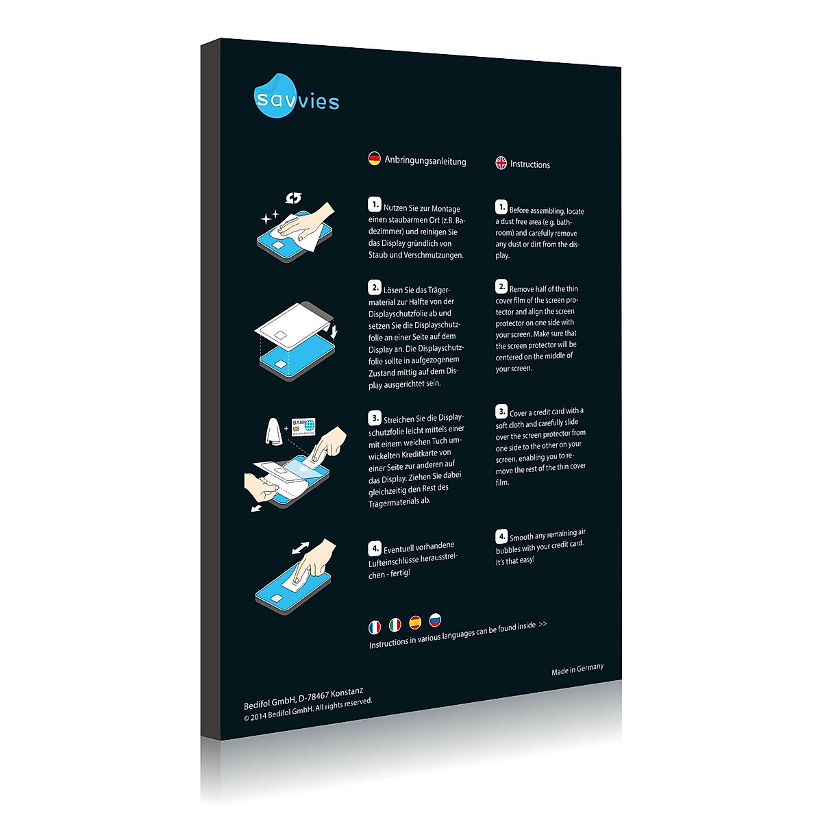 6X Savvies Ultra-Clear Screen Protector for HP Prime, accurately Fitting - Simple Assembly - Residue-Free Removal