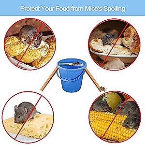 Gekufa Rolling Log Mouse Trap, Capture Mice, Rats, Other Pests & Rodents for Home, Warehouse, Garden, Farm - Roller Rat Trap
