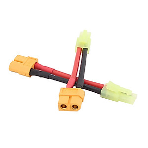 OliRC 4pcs XT-60 XT60 Female to plug for Mini Tamiya Male Connector Adapter for Airsoft/AR Drone(C79-4)