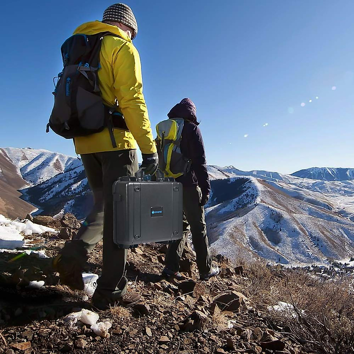 Lekufee Waterproof Carrying Case Compatible with DJI Mavic 2 Pro Combo and More DJI Mavic 2 Drone Accessories(Case Only)