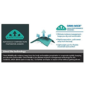 Columbia Hiking Medium Weight Crew Charcoal MD (Women's Shoe 8-11.5)