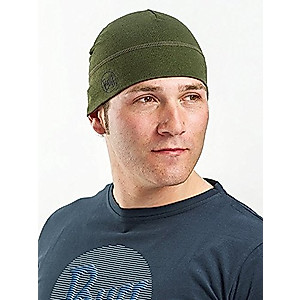 Black Merino Wool Beanie