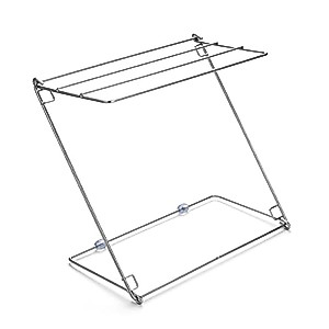 Alipis Folding Drying Rack Dish Kitchen Cleaning Folding Clothes Bathroom Rack Towel Holder Socks Accessories for Laundry Storage Steel Stainless Drying Foldable Racks Cloth