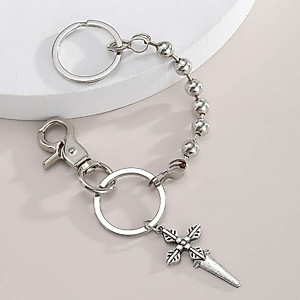 Happyyami 1pc Tassel Chain Body Chains Keychains for Women Car Keychains Keychain Pandent Chain Fashion Trousers Chain Car Key Holder Jean Chains Metal Hip Hop Pants Miss