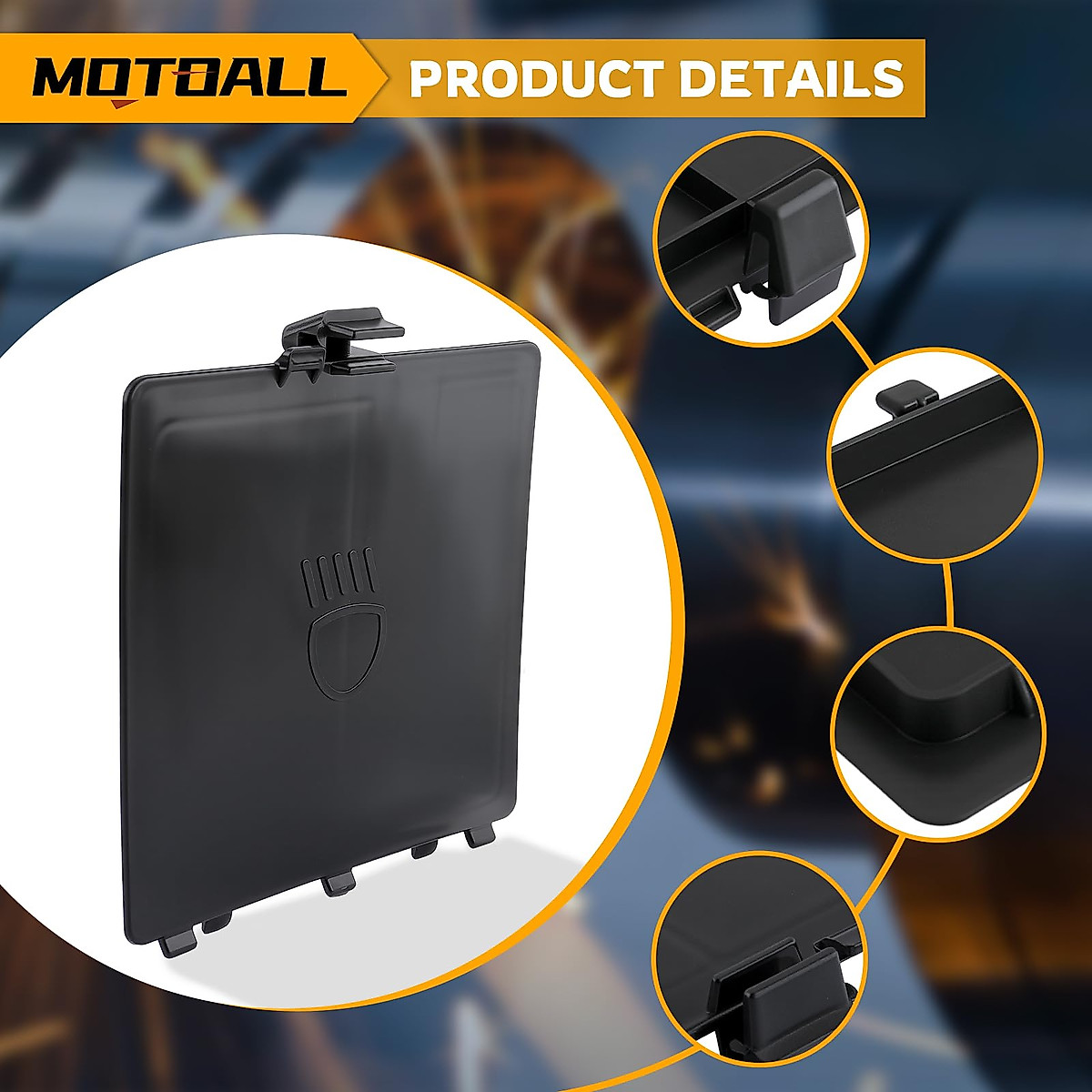 MOTOALL Headlight Bulb Lamp Access Door Panel for 2013-2016 Dodge Dart 68156815AA