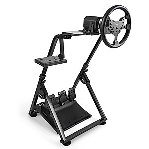 Guil Vim Racing Wheel Stand Steering Wheel Stand Shifter Mount Adjustable Racing Stand for Logitech G29 G920 G27 G25 G923 Supporting Thrustmaster T248X T248 T300 T150 458 TX PS3 PS4 PS5 PC