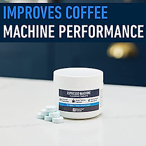 Essential Values Espresso Machine Cleaning Tablets (30 Tablets), For Jura, Miele, and Breville Espresso Machines - Made in USA