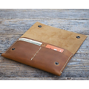 Bovine leather case for Microsoft Surface Duo 2, TAN cover, waist bag