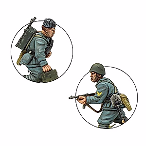 Warlord Bolt Action Italian Army & Blackshirts 1:56 WWII Military Table Top Wargaming Plastic Model Kit Figures 402015801