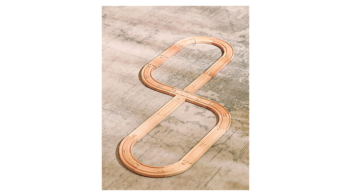 SainSmart Jr. Wooden Train Track - Expand Your Toddler Play