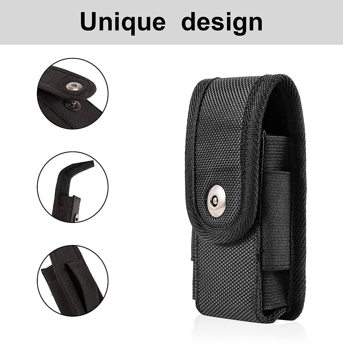 Multitool Sheath Compatible with Leatherman Wave,Tactical Knife Sheath Holster,EDC Belt Organizer,Belt Sheath for Multitool and Flashlight,EDC Belt Pouch Multitool Pouch for Men