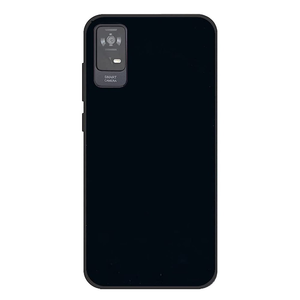 Ranyi for TCL ION V Case with Screen Protector, TCL ION X Case, Black Slim Flexible TPU Case with Screen Protector Shock Absorbing Protection Silicone Case Cover for TCL ION V/TCL ION X T607DL 2023