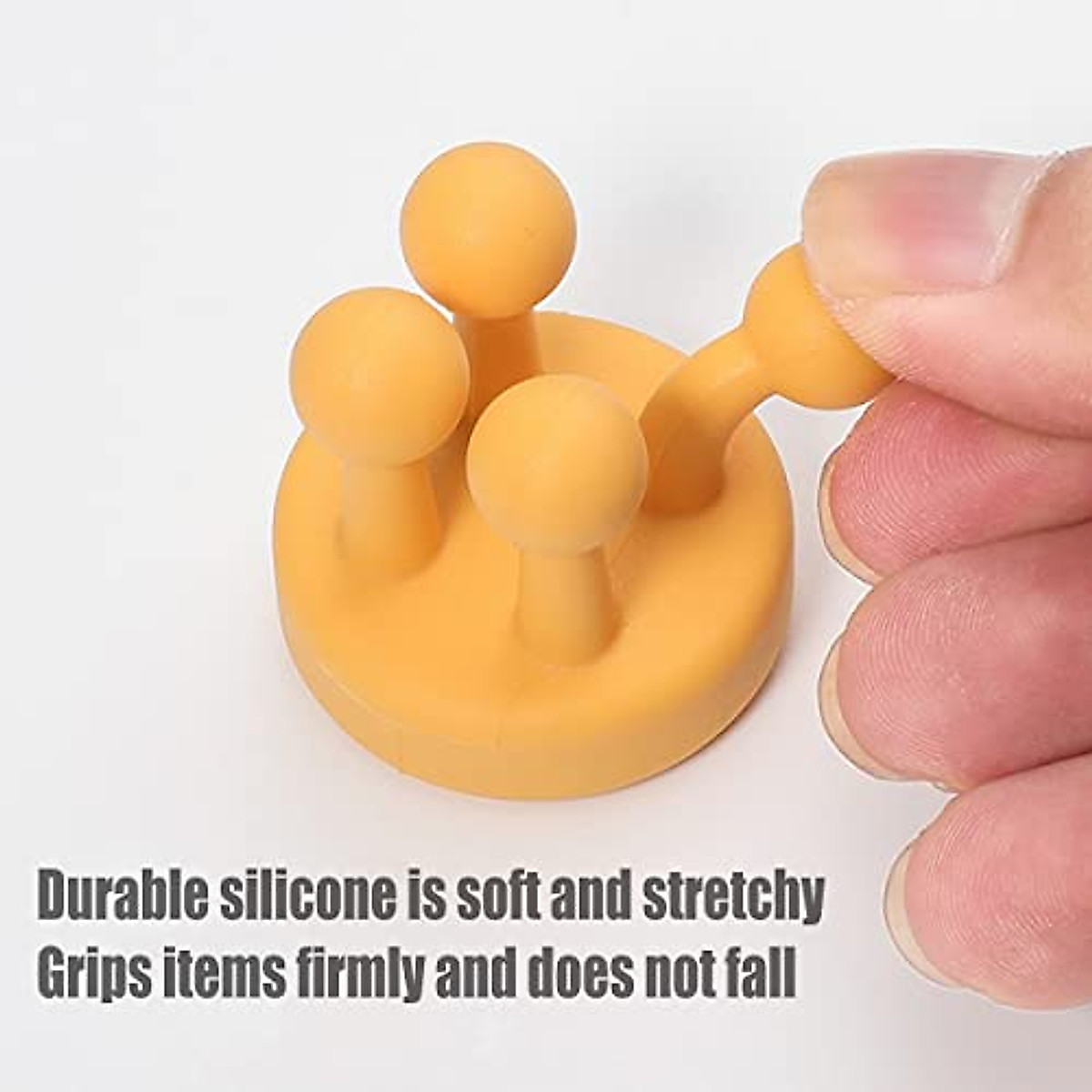 6Pcs Razor Holder for Shower Wall Silicone Stick Hooks for Hanging ,Waterproof Damage Free Hanging Hooks for Kitchen Bathroom Office,Pink Yellow Green