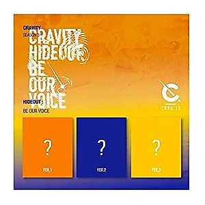 Cravity Season3. Hideout: Be Our Voice Version.2 CD+132p PhotoBook+1p Sticker+1p Polaroid+Tracking Kpop Sealed
