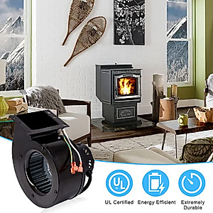 Replacement Convection Distribution Blower for Harman P68 P43 P61 P38 P61A PC45 PP38 & Advance & Accentra 52i & Absolute 63 Pellet Stoves, Harman DVC-500 DVC500 Coal Stove, 3-21-33647 3-21-22647