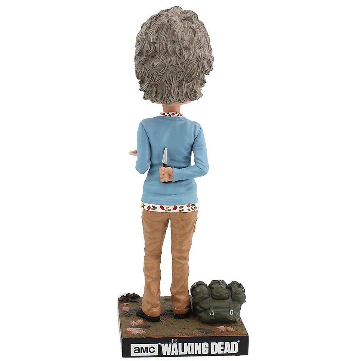 Royal Bobbles The Walking Dead Carol Peletier Bobblehead, Premium Polyresin Lifelike Figure, Unique Serial Number, Exquisite Detail