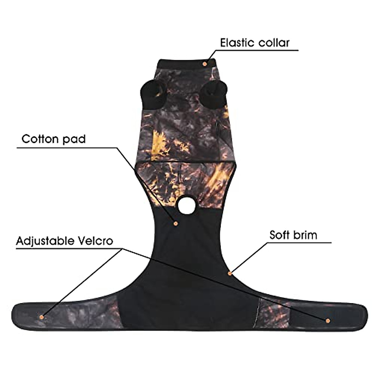 Jiupety Dog Recovery Suit Adjustable, Not Fit Slim and Long Body, Dog Suit for Surgery Recovery, M Size, Anti-Licking Surgical Dog Onesies, Tie-dye.