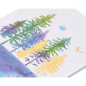 Papyrus Blank Card (Watercolor Trees)