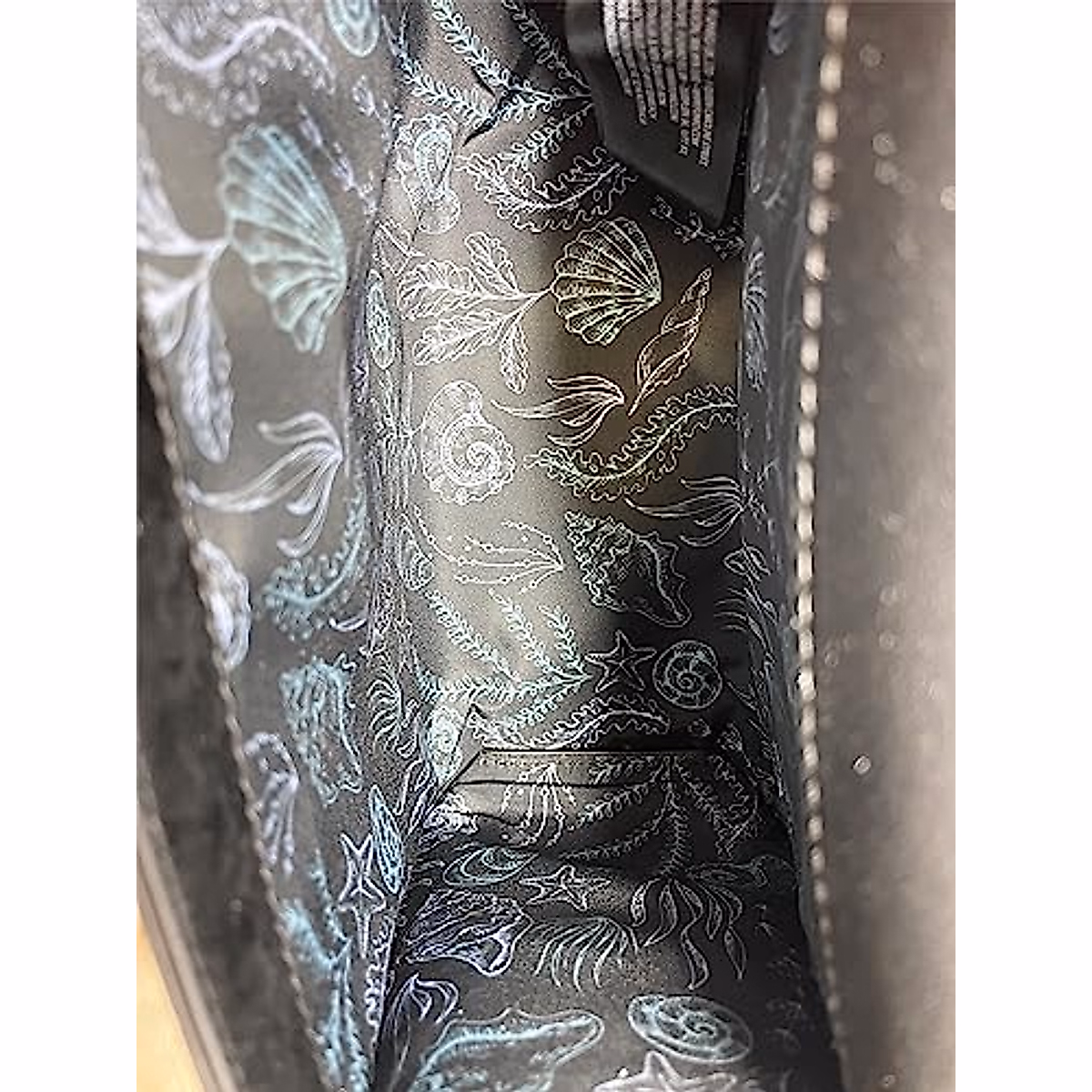 Loungefly Disney The Little Mermaid Ariel Allover Floral Print Crossbody Satchel Handbag Purse