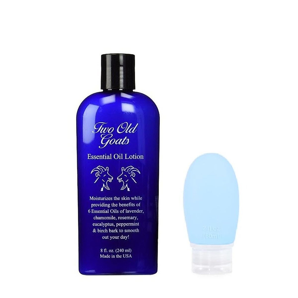 Two Old Goats Essential Lotion 8oz with Exclusive Travel Bottle