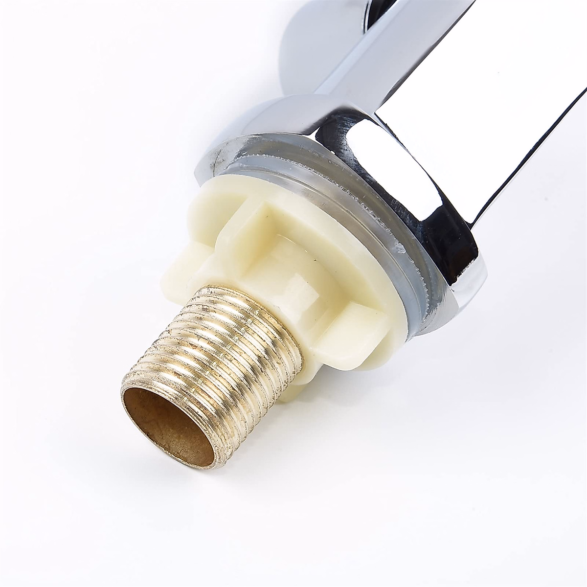 QAZWSXED LESANGBAIHUODIAN Chrome Bathroom Faucet Basin Copper Tap Single Handle Spout Sink Bath Cold Water Faucet Kitchen Faucet Bathroom Accessories