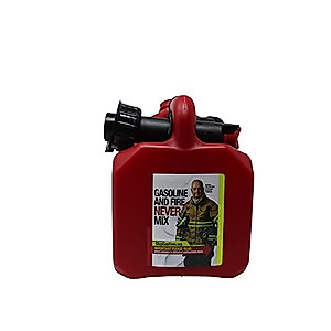 GARAGE BOSS GB310 Briggs and Stratton GarageBoss Press 'N Pour 1+ Gallon Gas Can, Red
