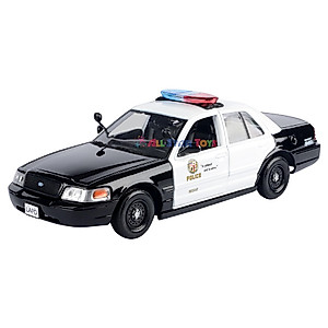 Motormax 2010 Ford Crown Victoria Police Interceptor LAPD Los Angeles Police Department 1/24 Diecast Model 76946 by All Star Toys