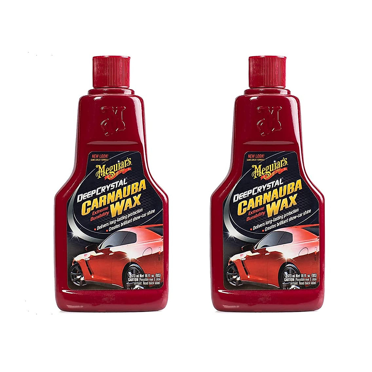 Meguiars A2216 16 oz. Deep Crystal System Carnauba Liquid Wax - 2 Pack