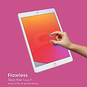 OtterBox Made for Kids Blue Light Screen Protector with Antimicrobial Technology for iPad 8th & 7th Gen (10.2" Display - 2020 & 2019 version)