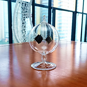 DORAMI Clear Solar Power Crookes Radiometer Sun Light Energy Spinning Vanes