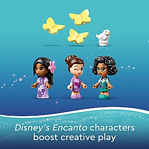 LEGO Disney Encanto Isabela’s Magical Door 43201 Building Kit; A Great Construction Toy for Independent Play, with Butterflies, Bird and Memorable Characters in a Foldable Flower Room (114 Pieces)