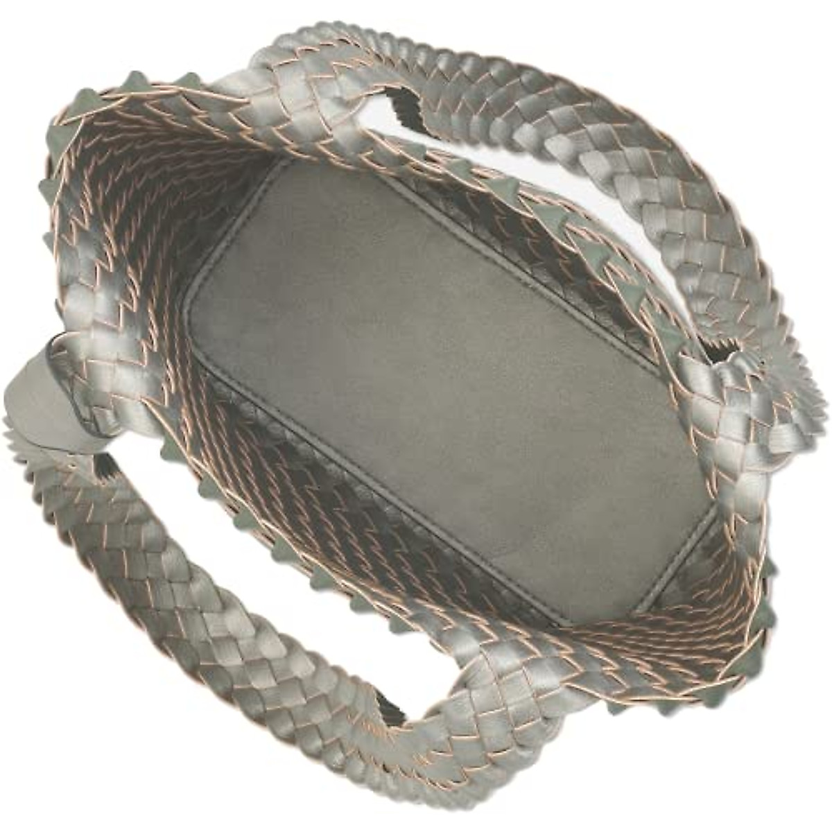 ILSE JACOBSEN HORNBAEK Women's Woven Tote Bag 08 Mini (One Size, Bleached/Silver)