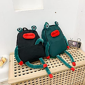 Oxford Frog Backpack 3D Funny Cartoon Satchel Waterproof Daykpack Novelty Schoolbag Bookbags