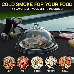 Cocktail Smoker Kit - Whiskey Smoker Kit - Smoke Infuser Birner PRO - Premium Kit, 13 PCS, with Accessories and Wood Chips - Cold Smoke for Food and Drinks - Gift for Men