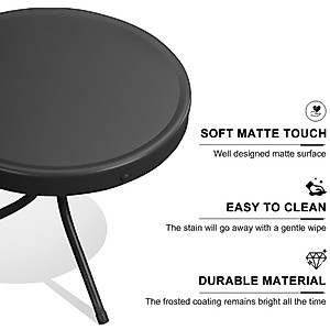 PURPLE LEAF Outdoor Metal Patio Chairs Bistro Set of 2 Spring Chairs with Dining Table Set Weather Resistant Retro Patio Furniture, Grey