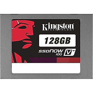 Kingston 128 GB SSDNow V+100 SATA 2 3.0 Gb-s 2.5-Inch Solid State Drive SVP100S2/128G