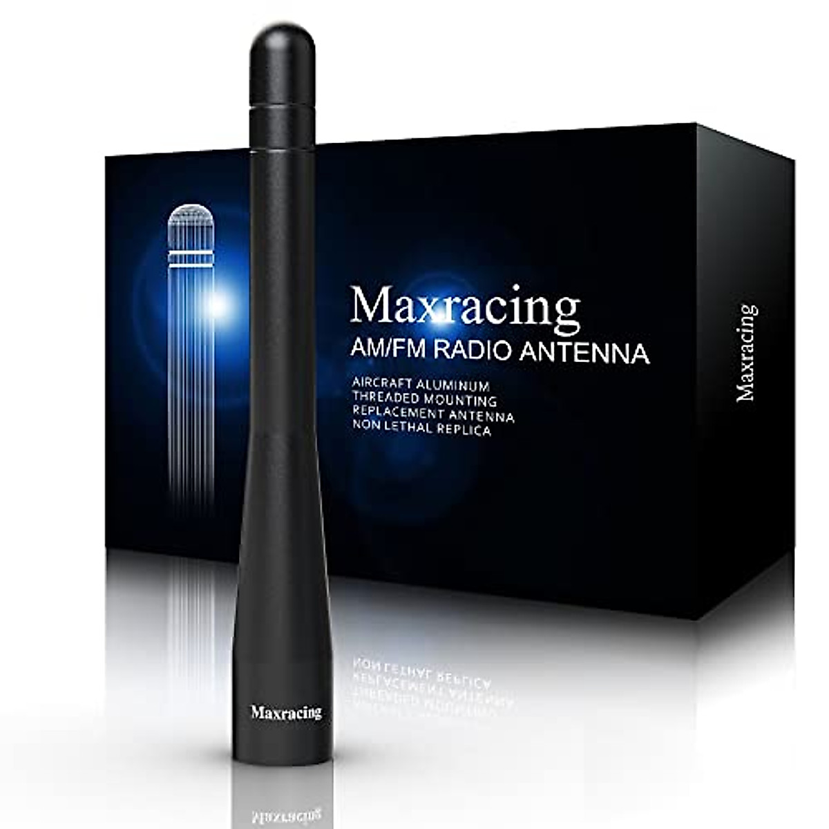 MAXRACING Short Aluminum Truck Antenna Compatible with 2021-2024 Ford Bronco