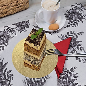 12 Pack Cake Boards, 6 Inch Round Cake Circle Cake Base Board for Cake Decorating, Gold