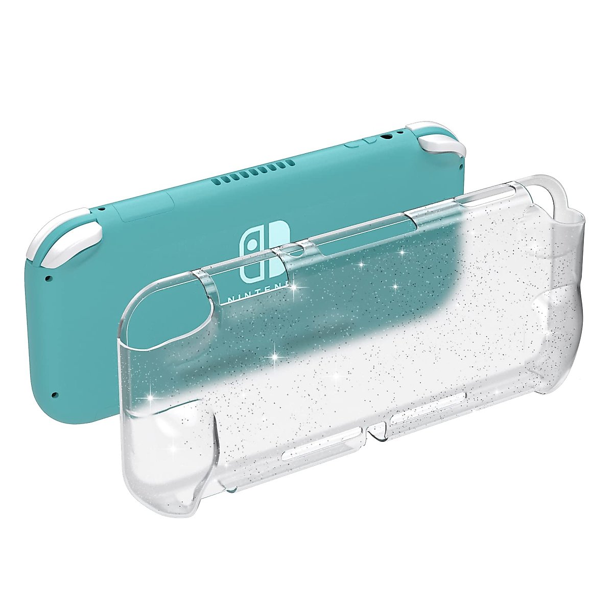 Switch lite Glitter Case, Comfortable Switch lite Grip Case, Soft and Durable Switch lite TPU Case
