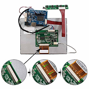 VSDISPLAY 7" 7 inch 800×600 4:3 CLAA070MA0ACW LCD Screen TFT Monitor and HD-MI LCD Controller Board 60 pin