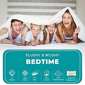 Feather & Stitch Queen Size Damask Bed Sheets|100% Soft Cotton, 4 Pc Set 500 TC Sateen Weave - 1 Flat Sheet, 1 Fitted Sheet & 4 Pillow Cases - Semolina