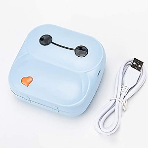 1 Pc Portable Mini Pocket Printer Photo Printers Bluetooth Connection USB Rechargeable for Study Note Daily Plan