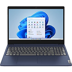 Lenovo IdeaPad 3 15.6" HD Touchscreen Slim and Light Laptop, Intel Core i3-10110U Processor, 8GB Memory, 256GB SSD, HDMI, Webcam, WiFi, Bluetooth, Windows 10 S, Abyss Blue, IFT 32GB USB Drive