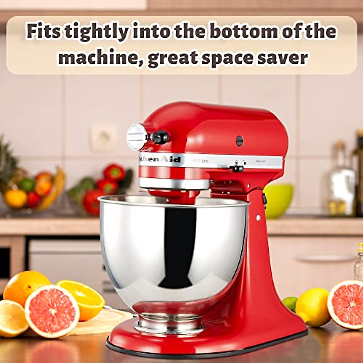 Sliding Mat for KitchenAid Mixer - Metal Mixer Mover Slider Mat Compatible With KitchenAid 4.5-5qt Tilt-Head Stand Mixer, Mixer Sliding Tray