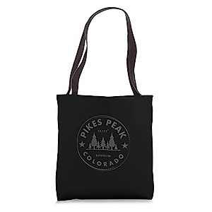 Pikes Peak Colorado - Mountain Forest CO Blackout Tote Bag
