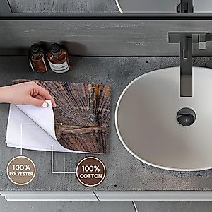 3dRose 22x30 Bath Hand Pool Towel - Wood Turtle Carapace Detail, USA Reptile