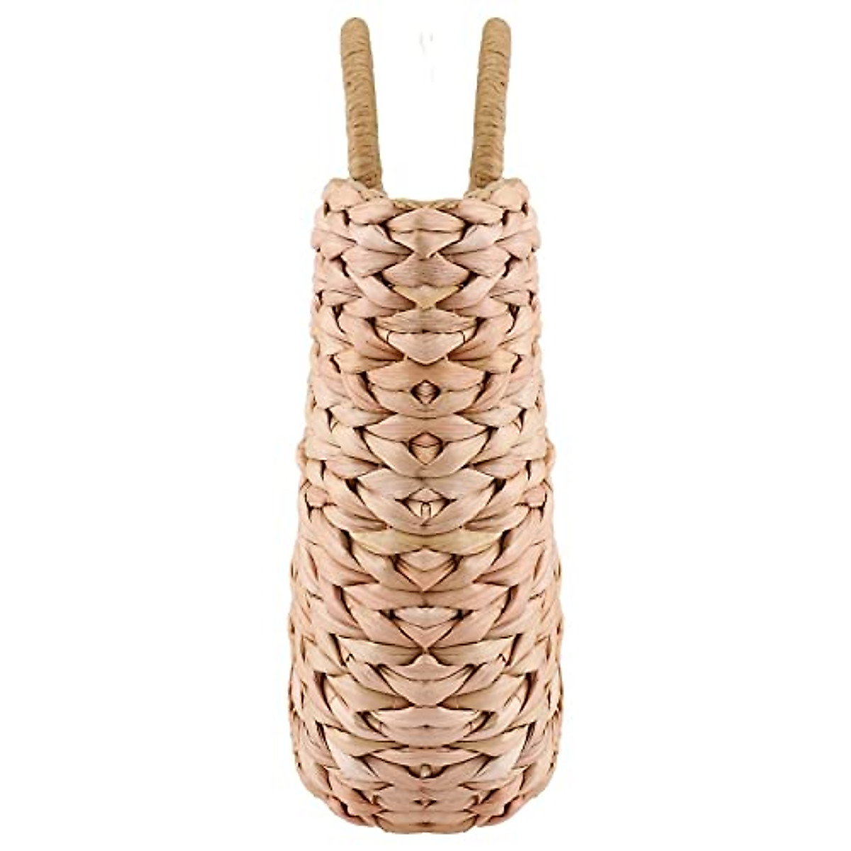 Summer Rattan Bag for Women Straw Hand-woven Top-handle Handbag Beach Sea Straw Rattan Tote Clutch Bags (Khaki)