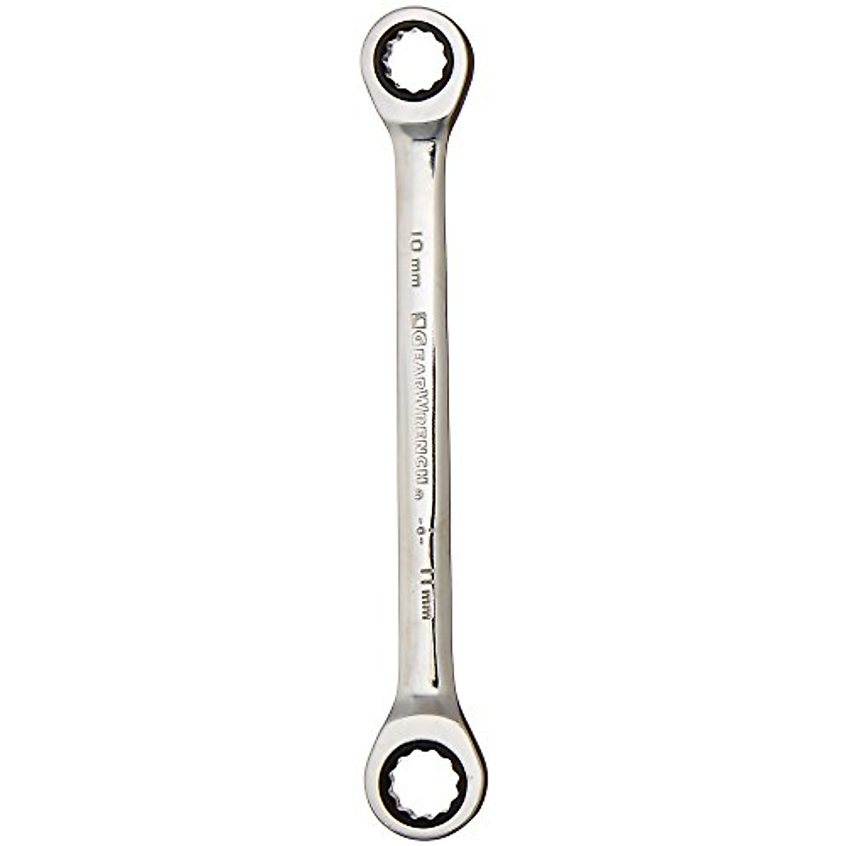 GEARWRENCH 12 Pt. Double Box Ratcheting Wrench, 10mm x 11mm - 9211D